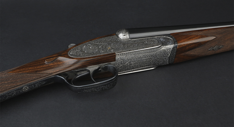 AYA FINE GUNS MODEL Nº1 ROUND ACTION SIDE BY SIDE SHOTGUN SIDELOCK