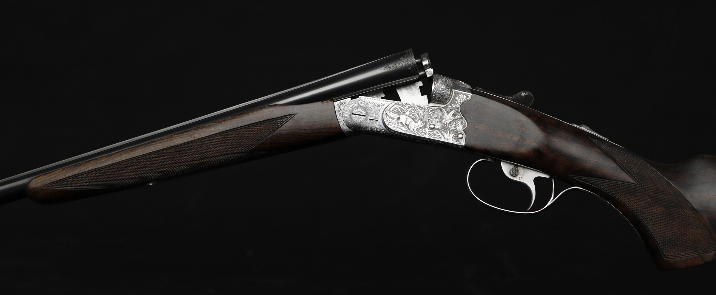 AYA BOXLOCK ROUND ACTION SIDE BY SIDE SHOTGUN BOXLOCK | AYA FINE GUNS