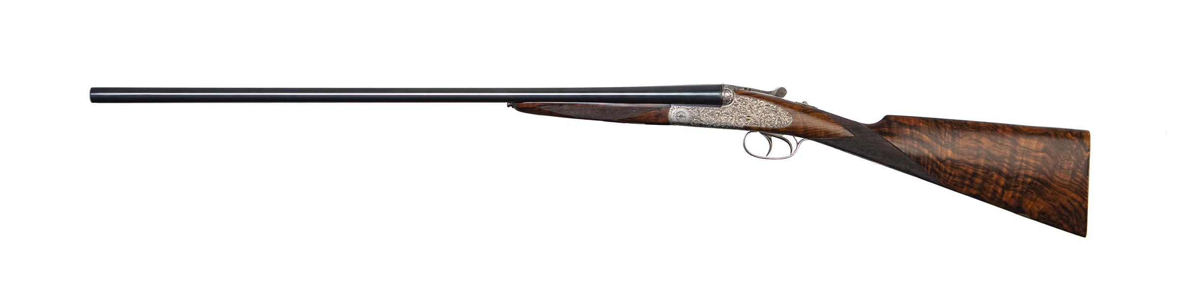 AYA FINE GUNS MODEL SUPREMA ROUND ACTION SIDE BY SIDE SHOTGUN SIDELOCK